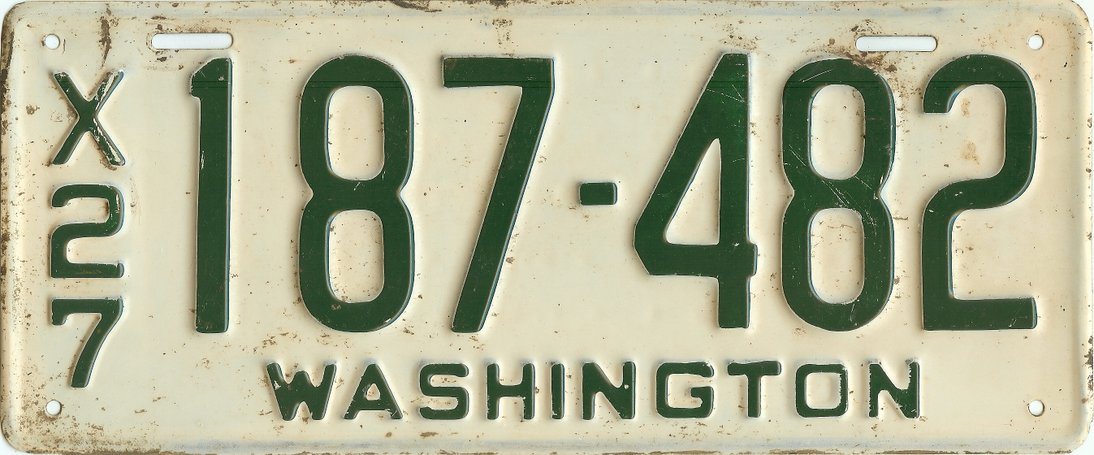 Washington State License Plate Guide – Danny's License Plates