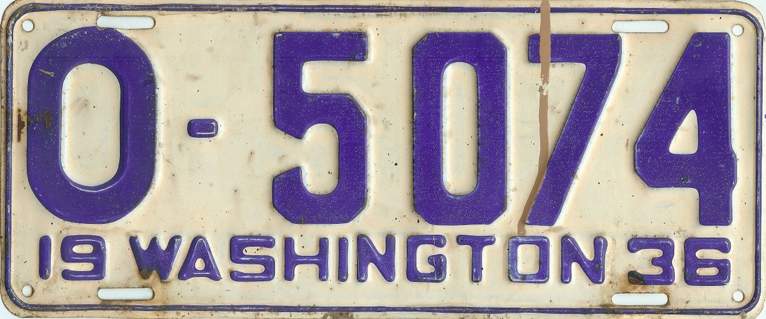 Washington State License Plate Guide – Danny's License Plates