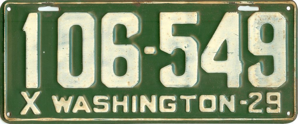 Washington State License Plate Guide – Danny's License Plates