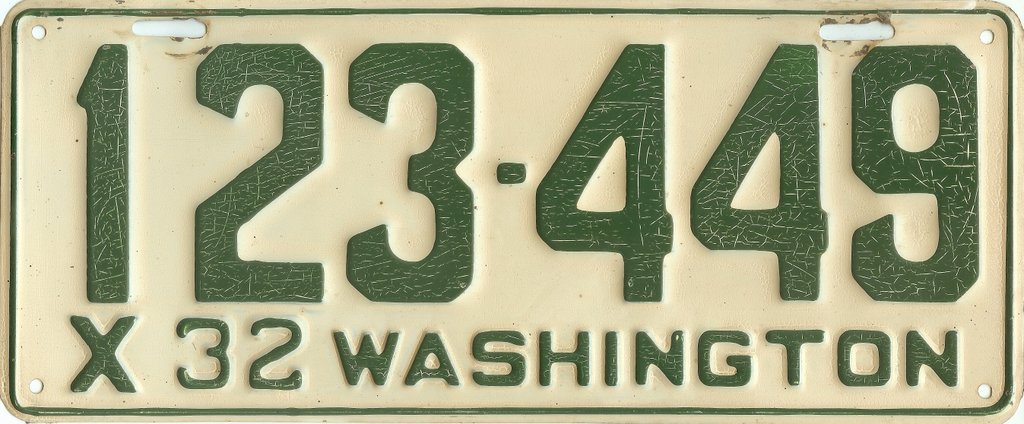Washington State License Plate Guide – Danny's License Plates