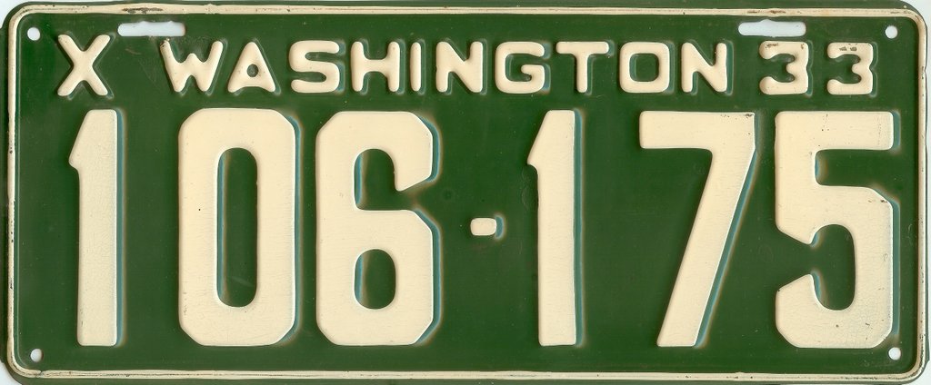 Washington State License Plate Guide – Danny's License Plates