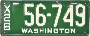 Washington State License Plate History – Danny's License Plates
