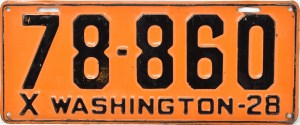 Washington State License Plate History – Danny's License Plates