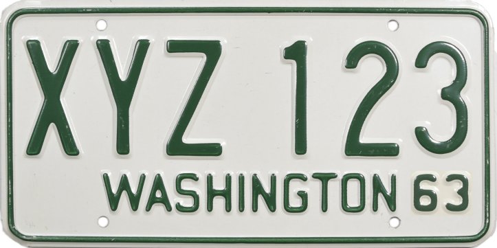 A State or a Laundromat? The WASH 63 License Plate Controversy – Danny ...