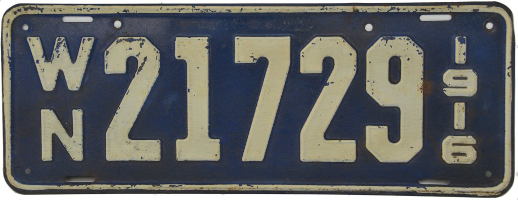 Washington State License Plate History – Danny's License Plates