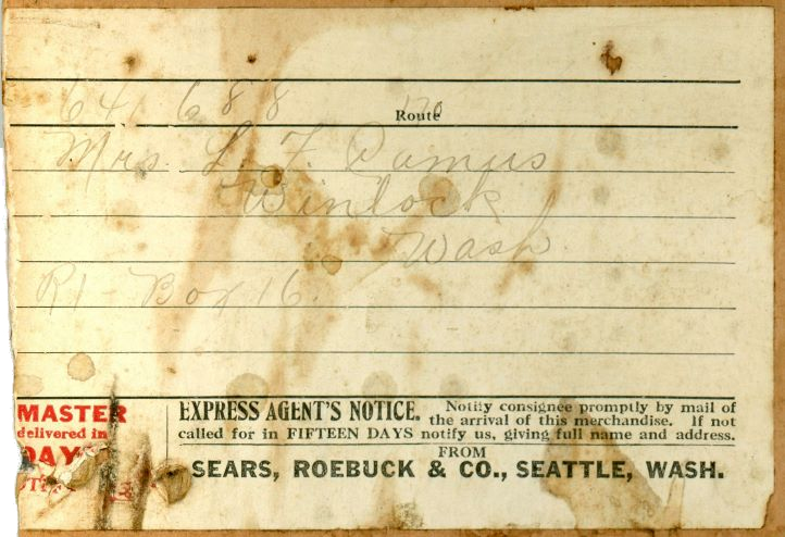 Sears-provided license plate – Danny's License Plates