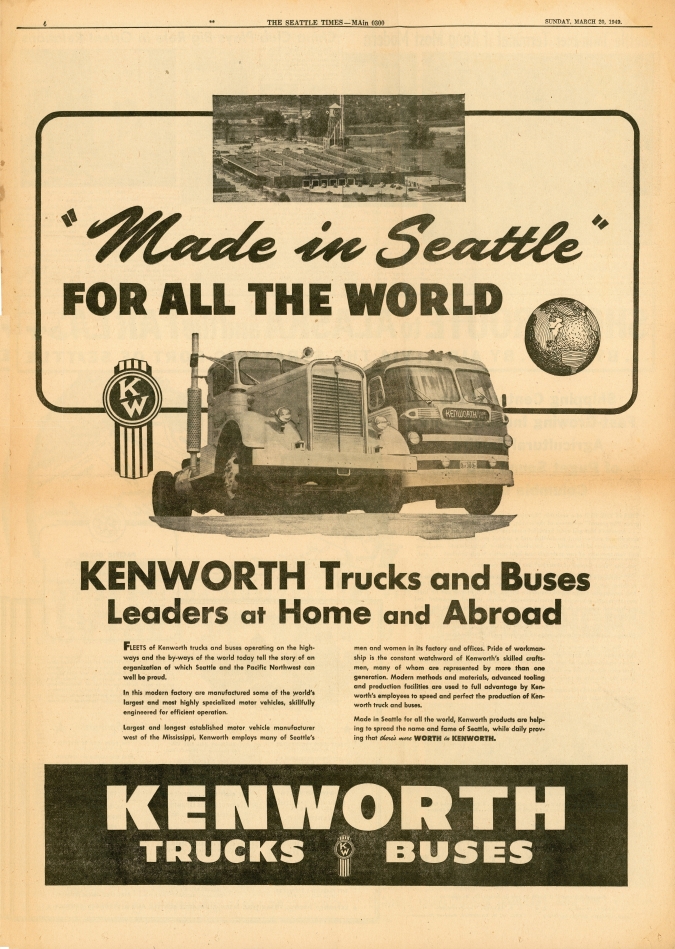 Kenworth Truck Company license plate – Danny's License Plates
