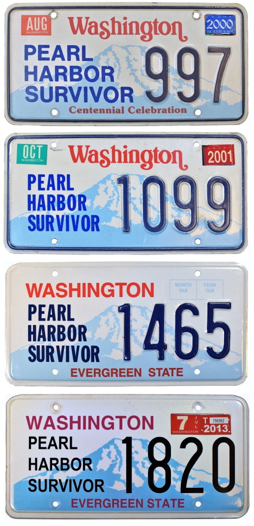 Pearl Harbor Survivors – Danny's License Plates