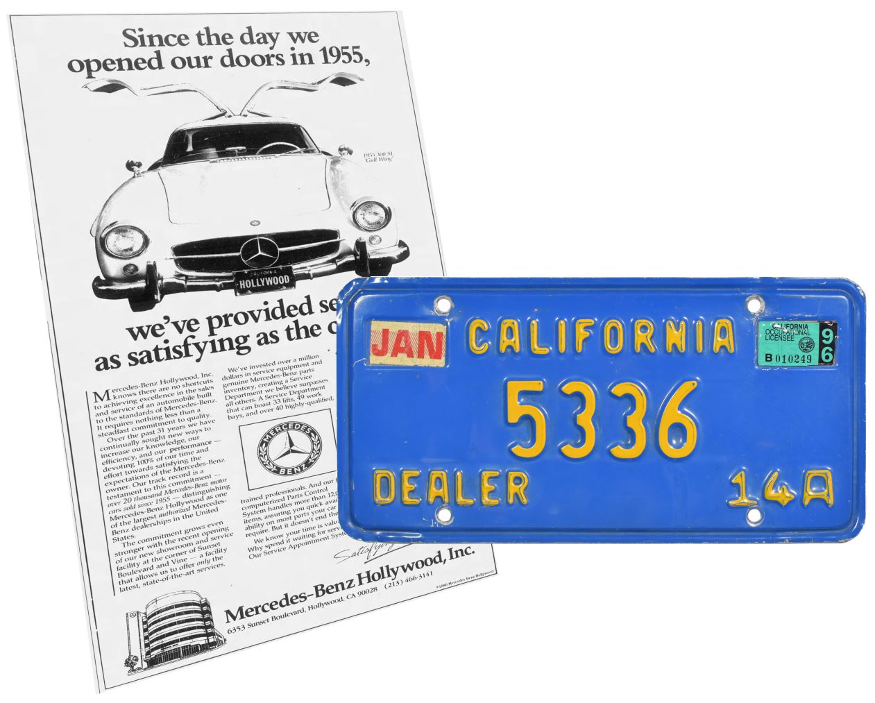 A Hollywood Star – Danny's License Plates