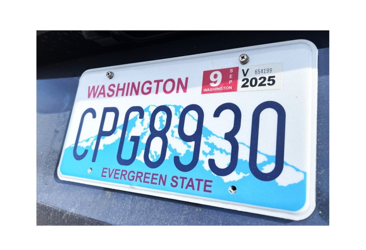 Flat License Plates in Washington – Danny's License Plates