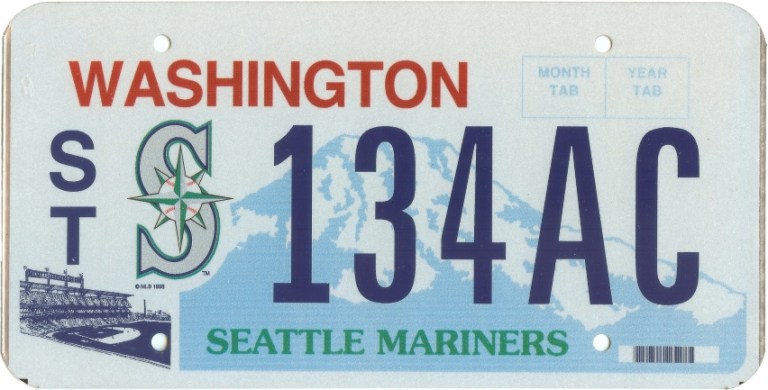 Flat License Plates in Washington – Danny's License Plates