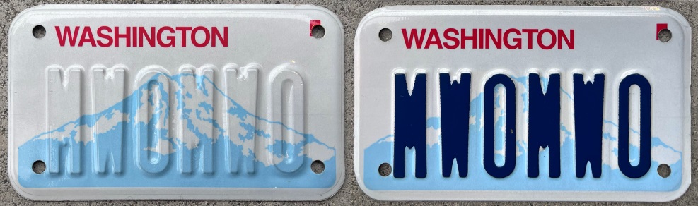 Flat License Plates in Washington – Danny's License Plates