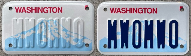 Flat License Plates in Washington – Danny's License Plates