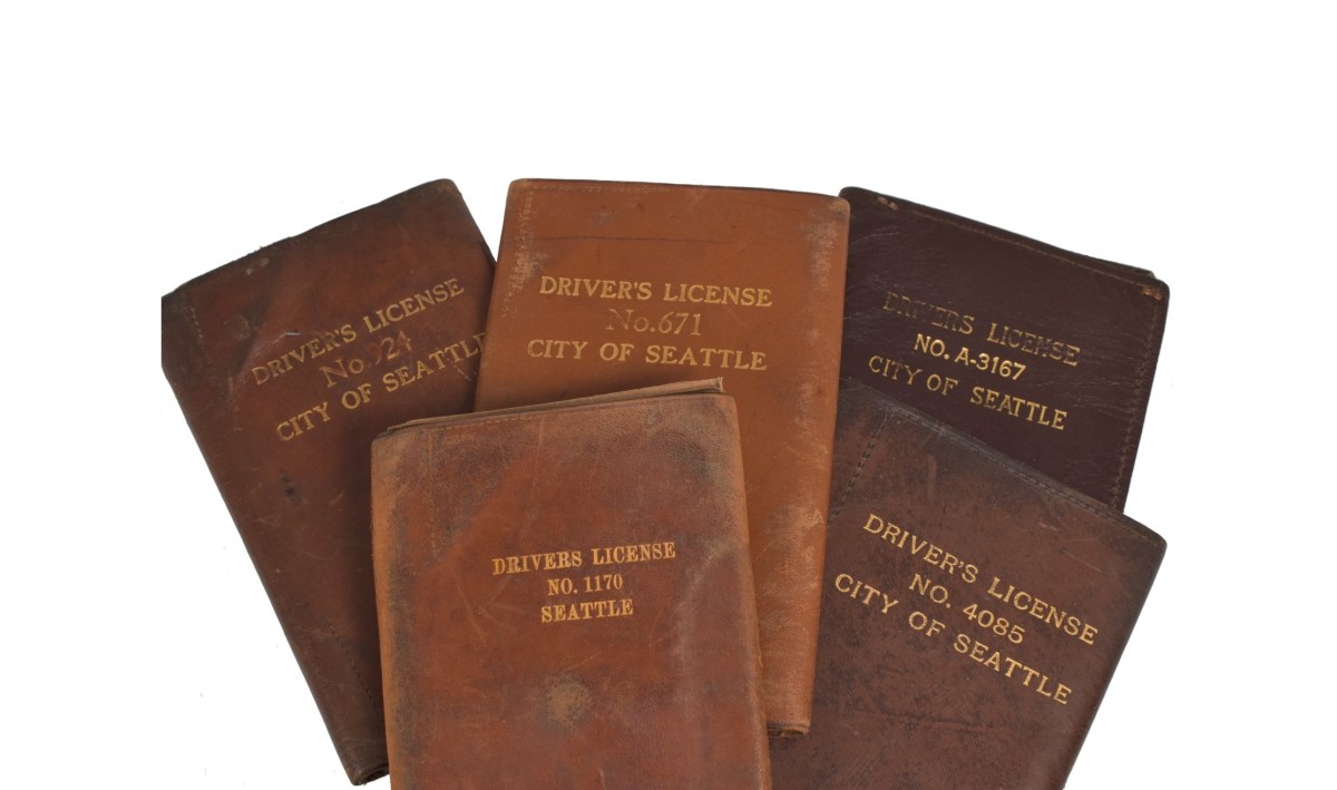 Early 20th Century Seattle Drivers’ Licenses – Danny's License Plates