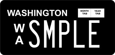 Washington’s New Optional License Plates – Danny's License Plates