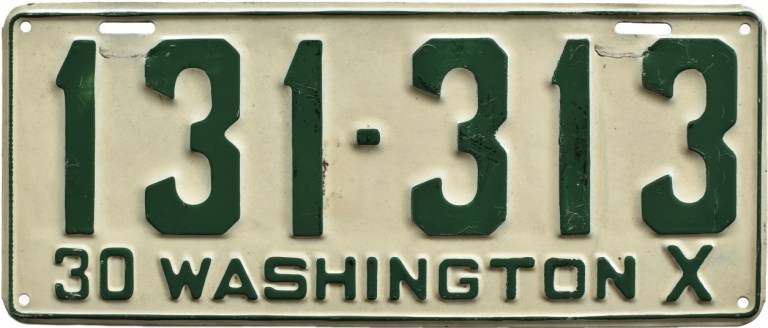 Washington State License Plate History – Danny's License Plates